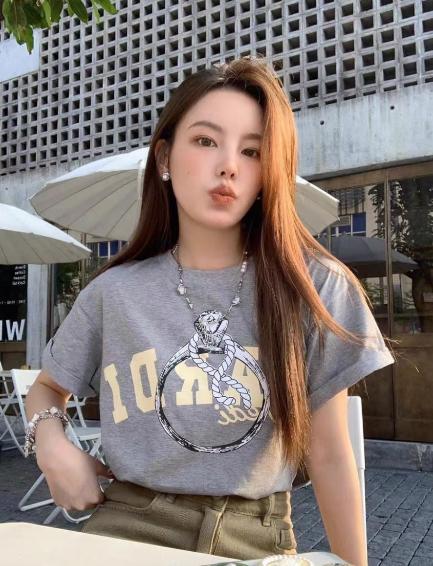 Mardi Mercredi 閃石戒指 tee – Aimeebabe