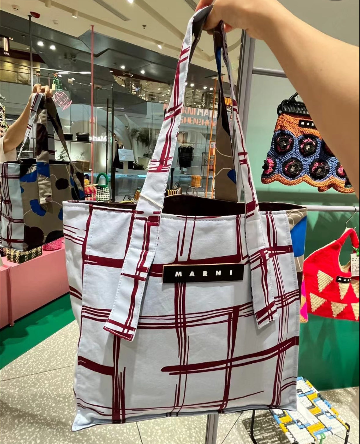 Marni接拼色tote bag – Aimeebabe