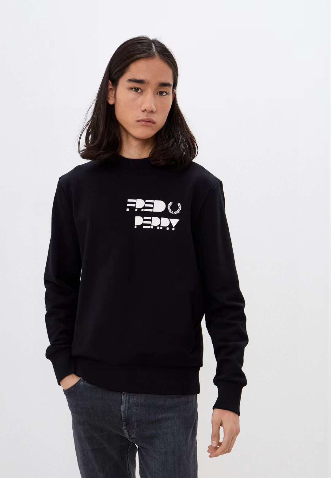 Fred perry logo圓領衛衣 – Aimeebabe