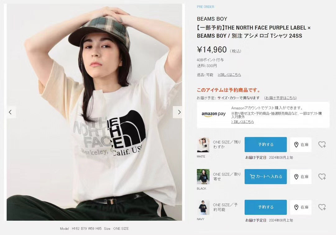 TNF 不規則tee – Aimeebabe