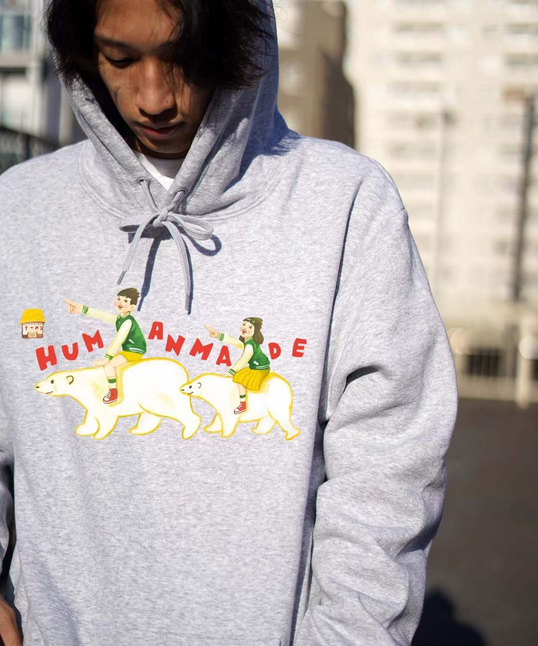 Human made polar bear hoodies – Aimeebabe