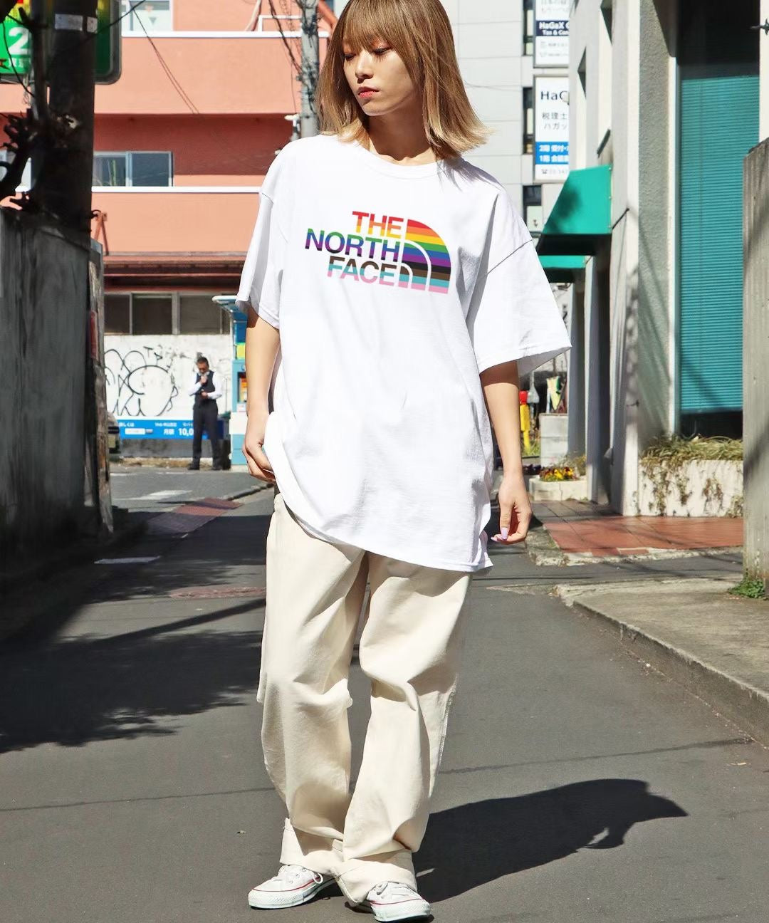 TNF rainbow tee – Aimeebabe