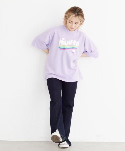 Milkfed rainbow印花tee – Aimeebabe