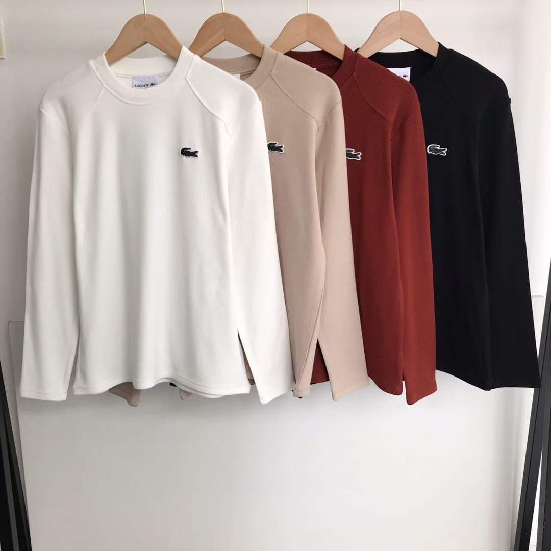 Lacoste 淨色加絨tee – Aimeebabe