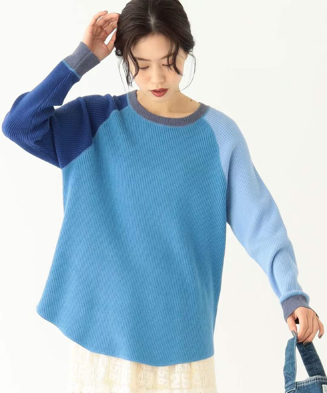 Beams boy 接拼淨色tee – Aimeebabe