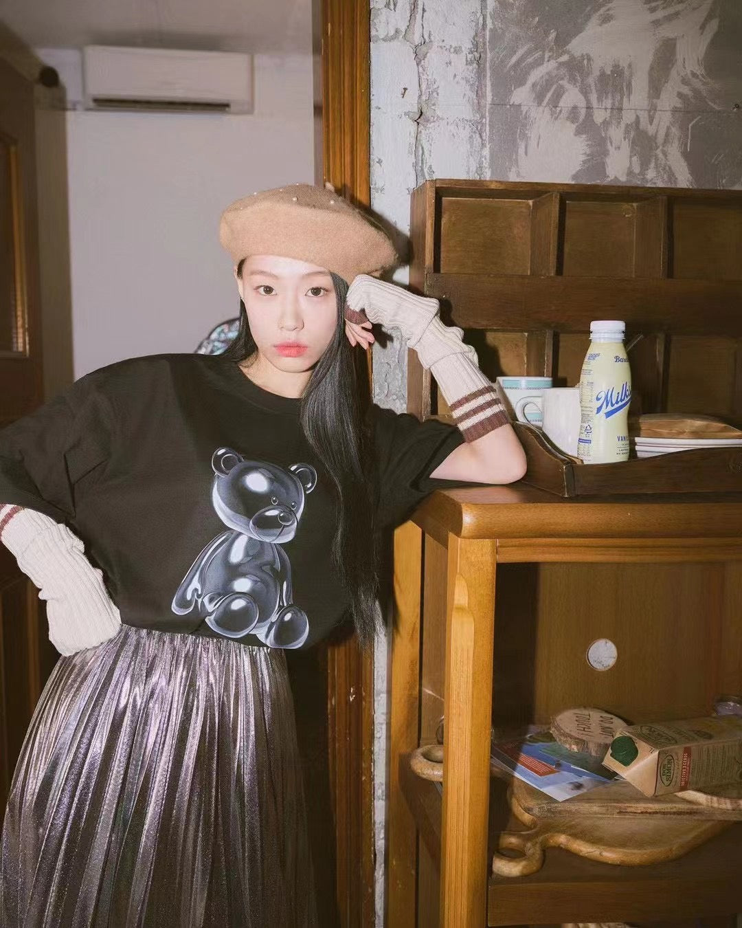 韓國ACME De La Vie 水晶bear tee – Aimeebabe