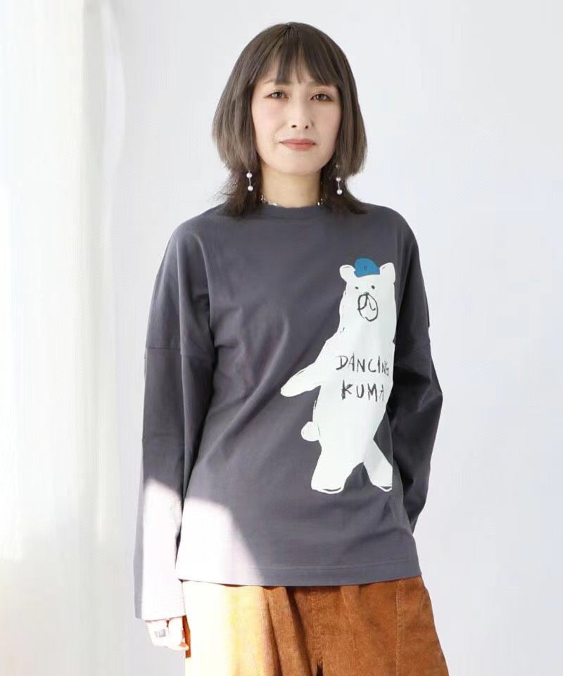 Scolar dancing Kuma bear tee – Aimeebabe